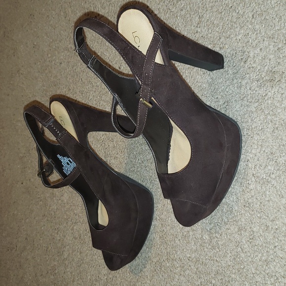 LC Lauren Conrad | Shoes | Lc Lauren Conrad Regina Brown Micro Suede ...